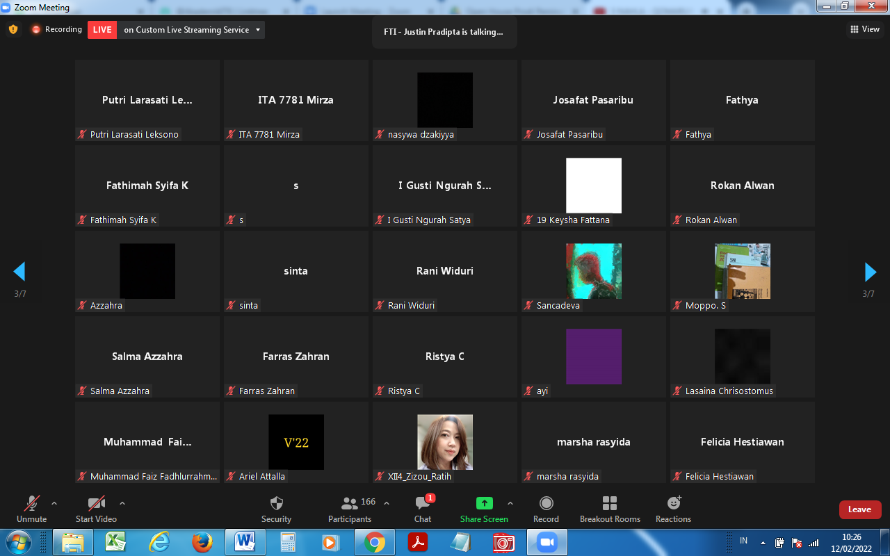 Open House Penerimaan Mahasiswa Baru Program Sarjana Jalur SNMPTN-Peminatan 2022 – FAKULTAS ...